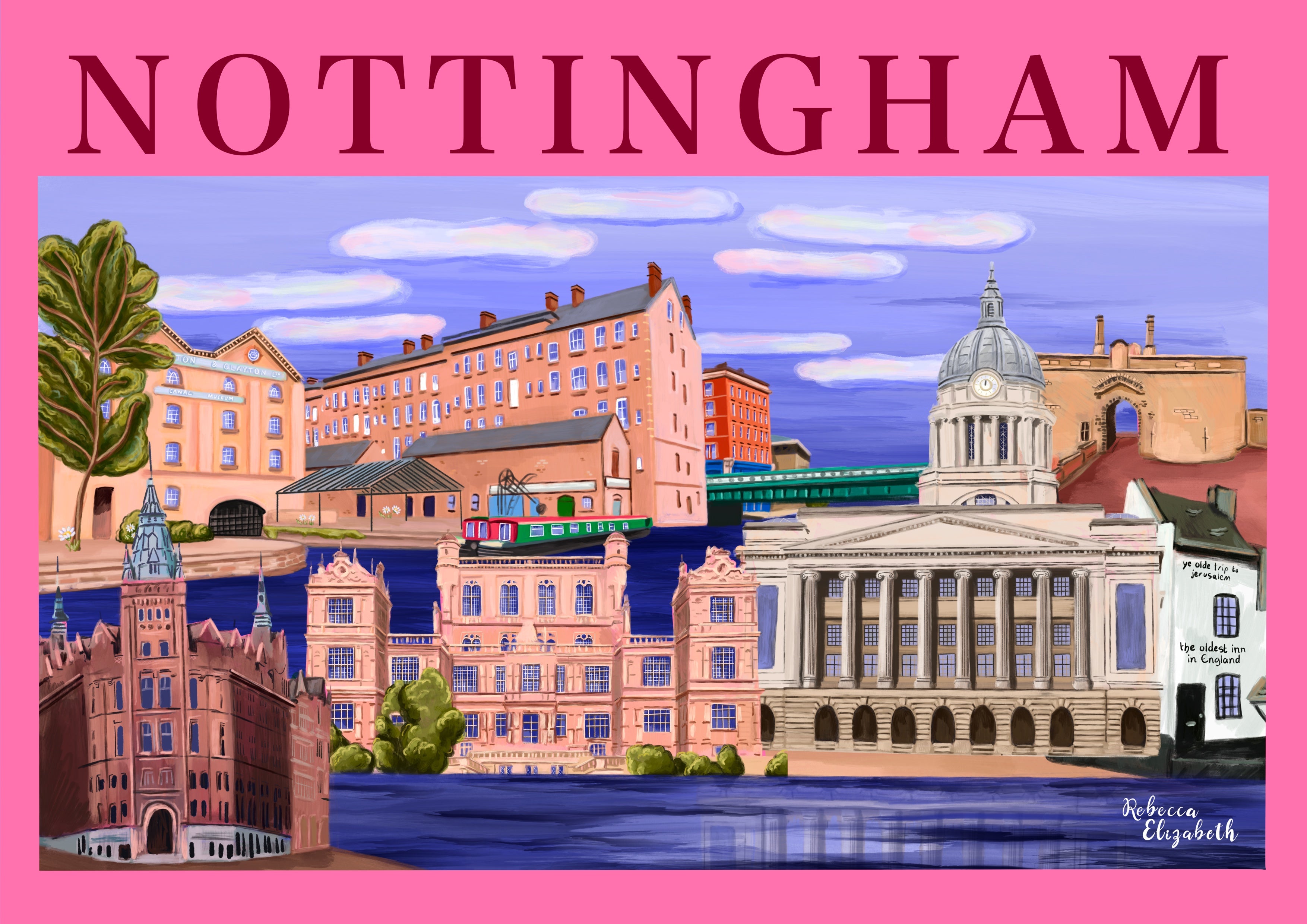 Nottingham Illustration – Rebecca Elizabeth Draws